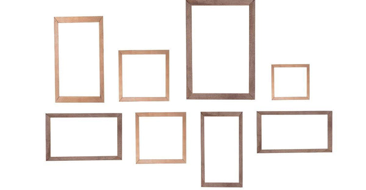 How to Hang Different Sized Frames – Smile Art Design