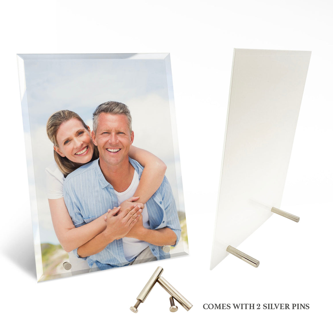 Custom Glass Panel – Elegant Photo Display - Smile Art Design